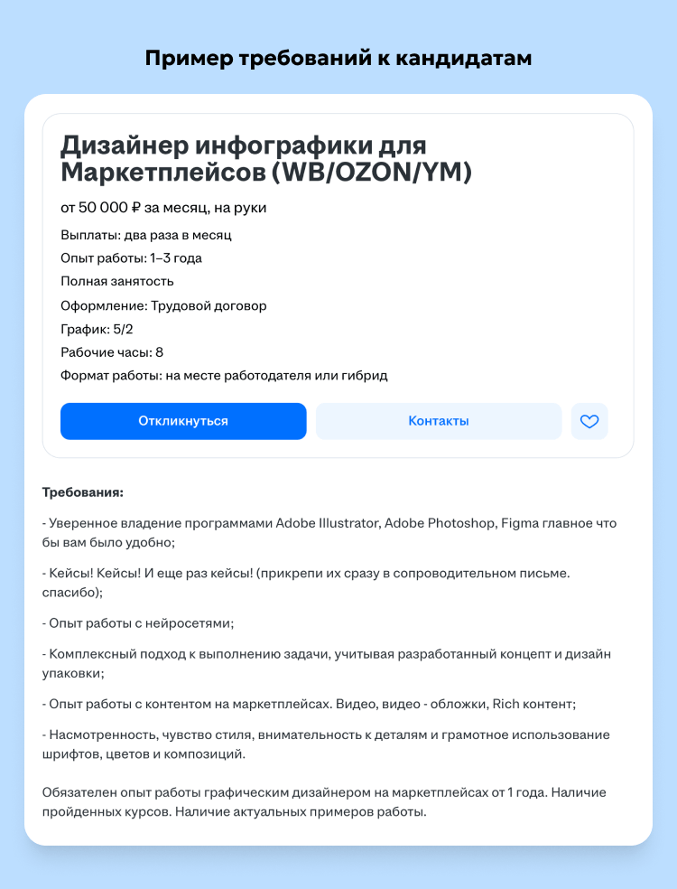 Резюме Дизайнера Инфографики [Пример и Шаблон для Заполнения]